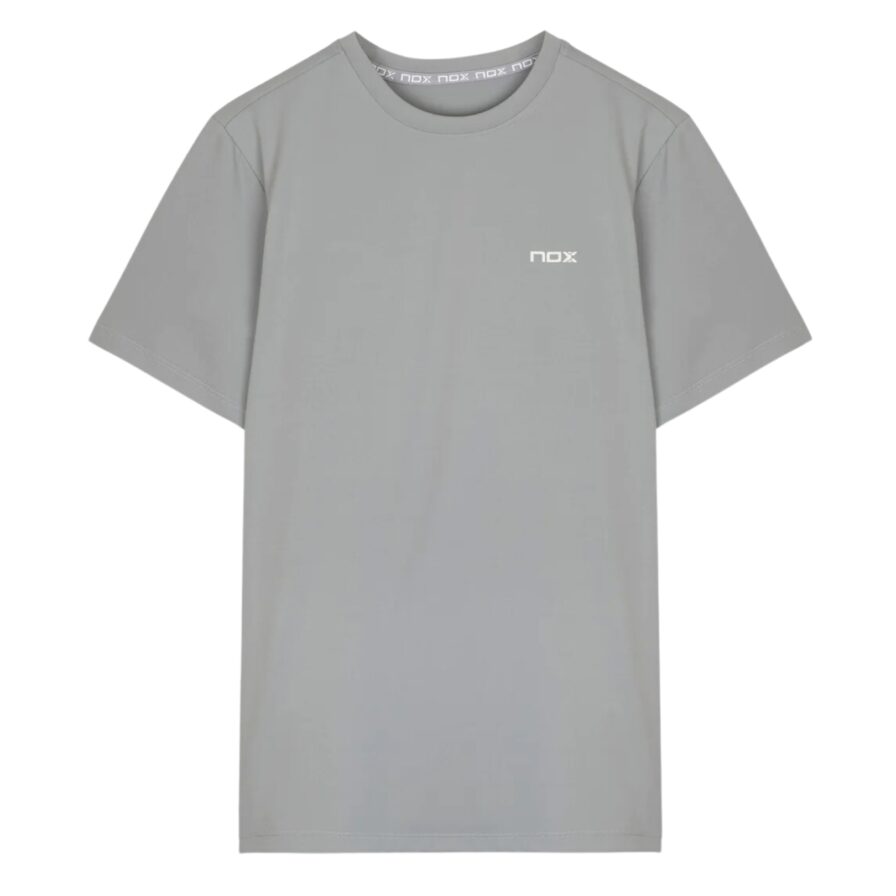 Nox Team Regular T-shirt Grey | Padel T-shirt → Osta!
