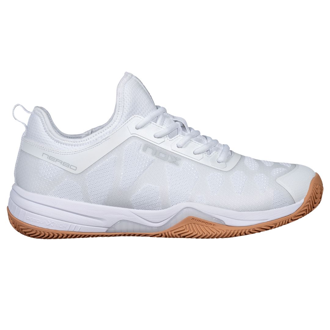Nox Nerbo White/Gum | Nox padel-kengät → Osta nyt!