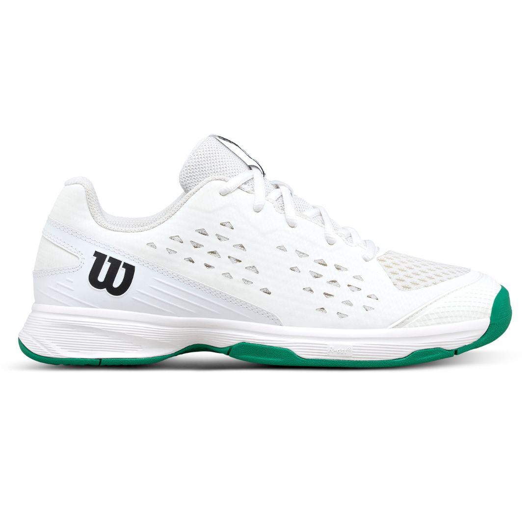 Wilson Rush Pro Jr White/Bosphorus | Junior Padelkengät